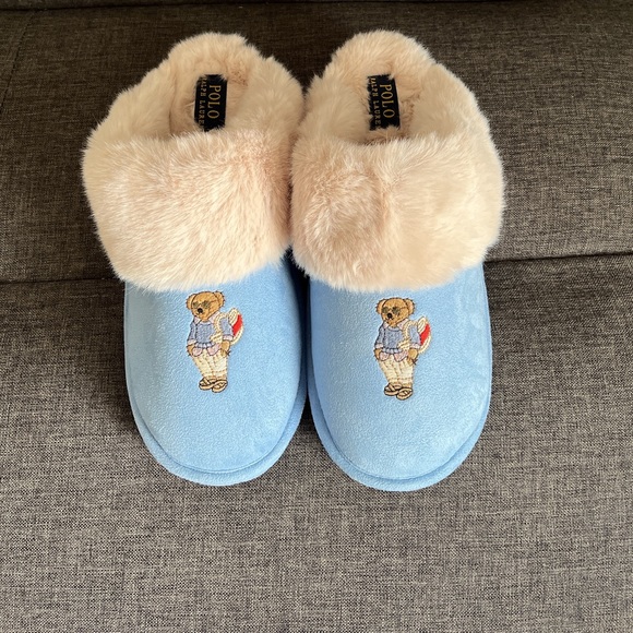 Polo Ralph Lauren | Shoes | Polo Ralph Lauren Polo Bear Slippers | Poshmark